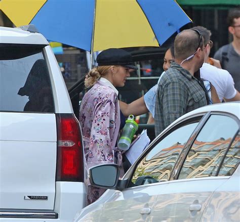 Blake Lively On The Set Of A Simple Favor In Toronto August Celebrity Magazine