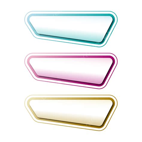 gradient clipart vector or abstract label infographic element textbox