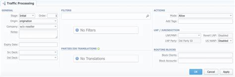Traffic Processing Jerasoft Documentation