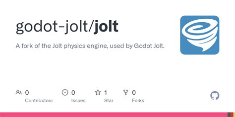 Github Godot Joltjolt A Fork Of The Jolt Physics Engine Used By