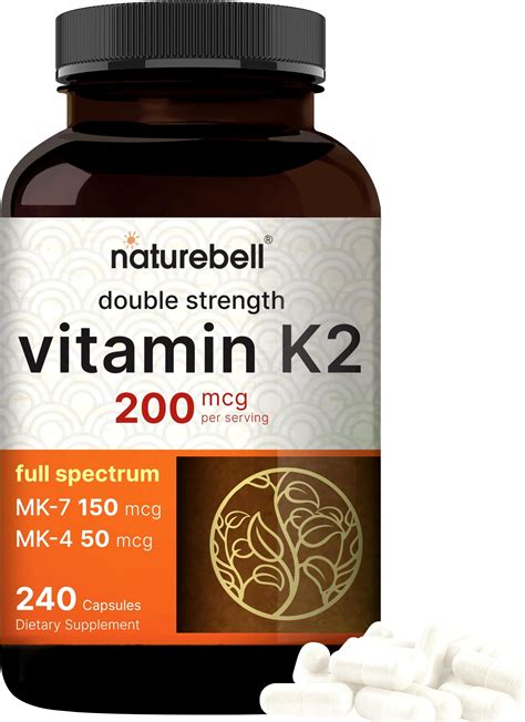 Naturebell Full Spectrum Vitamin K2 Supplement With Mk 7