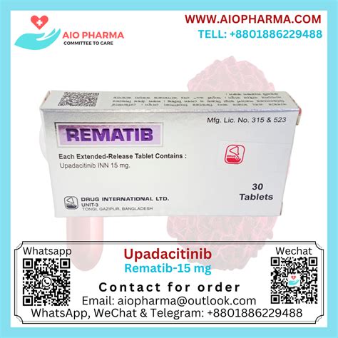 Upadacitinib 15 Mg Rematib Buy Now For Fast Pain Relief Aio Pharma