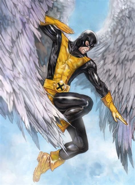 Angel X Men Signed Print Etsy
