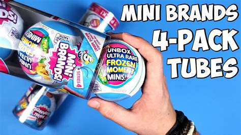 Any Rare Ones In The 4 Packs Mini Brands Series 4 Youtube