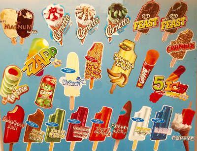Ice Cream Menu Ice Cream Menu Ice Cream Van Ice Cream