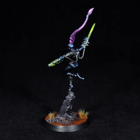 Painted Callidus Assassin Miniature Warhammer 40k Frozen Fire Arts