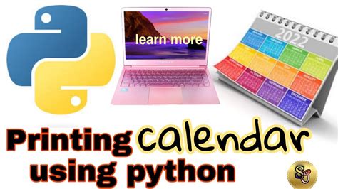 Printing A Calendar Using Pythonwithin Two Lines Of Code Youtube