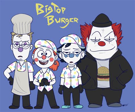 Bigtop Burger Staff By Annie Mae On Newgrounds