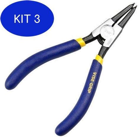 Kit 3 Alicate Para Anéis Externos Bico Reto Vise Grip 512 Irwin Alicate De Bico Magazine