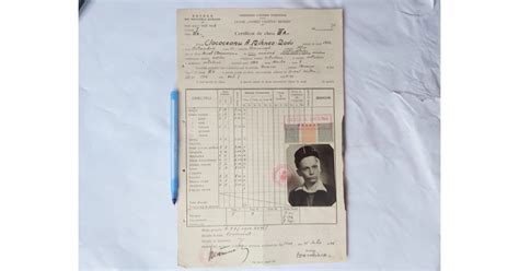 Certificat De Clasa Liceulandrei Saguna Din Brasov 1946 Okaziiro
