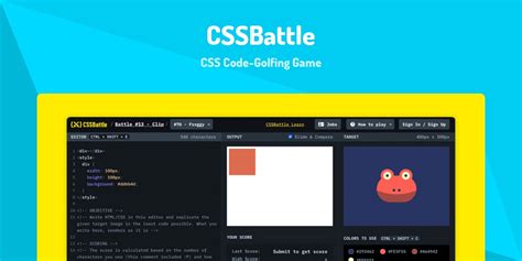 cssbattle css code golfing game made with react js