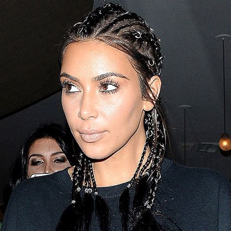 Kim Kardashian Wore Cornrows See Her Hair Makeover