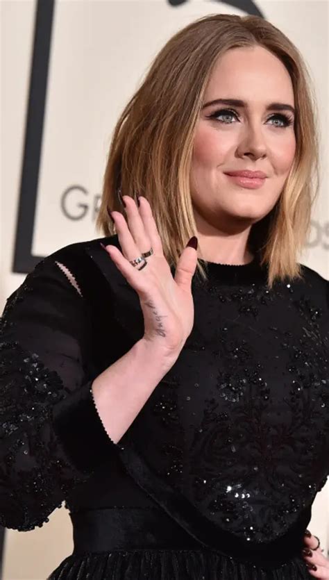 Adele Revela El Significado De Los Dos Tatuajes Más Importantes Para