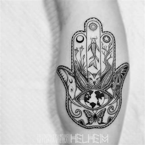 Jewish Hand Of God Tattoo
