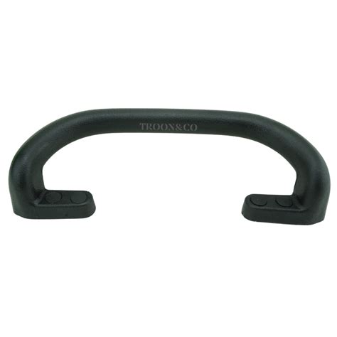 296mm Black Moulded Grippy Grab Pull Handle Trailers Taxis Cabs