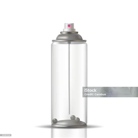 에 어로 졸 스프레이 수 있습니다 흰색 배경에서 벡터 일러스트 레이 션 3차원 형태에 대한 스톡 벡터 아트 및 기타 이미지 3차원 형태 가정 생활 개념 Istock