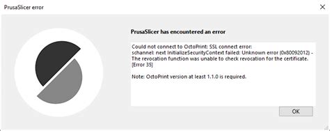 Send To Octoprint Error 0x80092012 When Using Ssl · Issue 3120