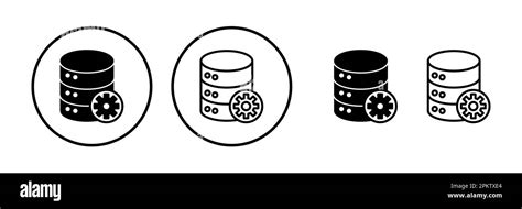 Database Icon Vector Server Icon Storage Stock Vector Image And Art Alamy