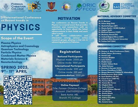 3rd Conference On Recent Trends In Physics Fccu University