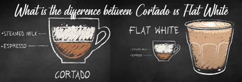 What Is The Difference Between Cortado Vs Flat White Dash Of Vigor