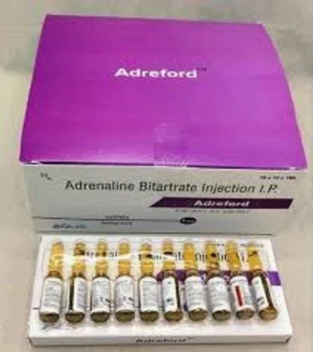 Adrenaline Bitartrate Injection 1 Mg At ₹ 650piece Pharmaceutical