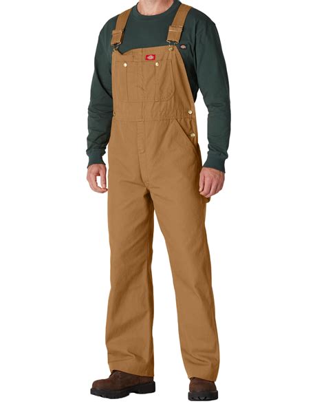 Dickies Classic Bib Overalls Rinsed Brown Duck Db100rbd Boutique