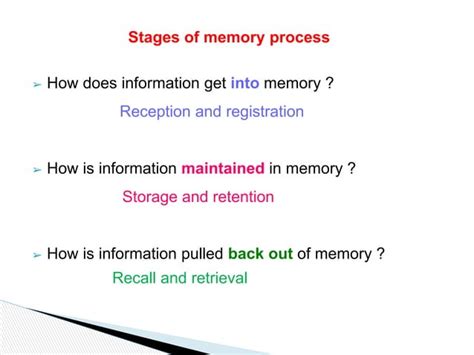 Physiology Of Memory And Learning Pptx