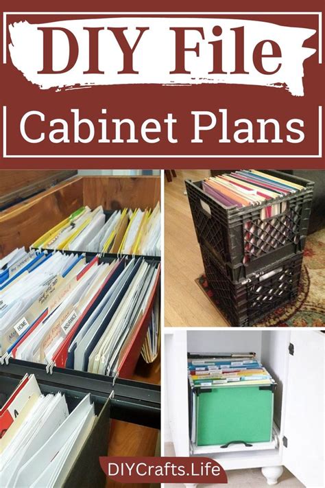 Diy File Cabinet Plans For Home Spaces
