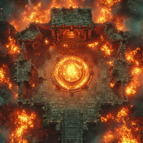 10 Gridless Epic Boss Battle Maps Vtt Pack For Dnd Pathfinder