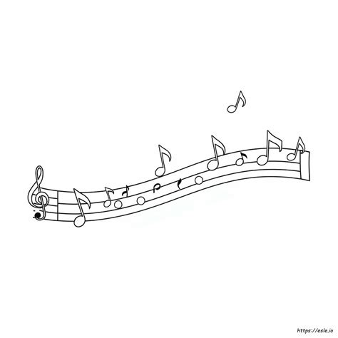 Notas Musicales Para Colorear