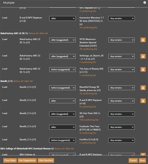 Skyrim Se Vortex Conflict Repair Technical Support Skyrim Special Edition Loverslab
