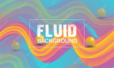 Premium Vector Gradient Realistic Fluid Effect Background