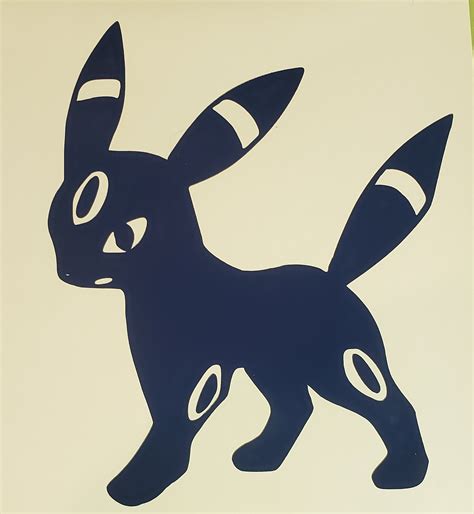 Umbreon Pumpkin Stencil