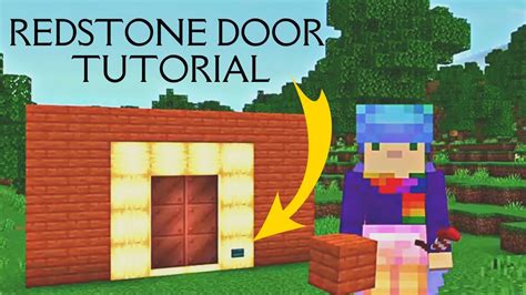 Redstone Door Tutorial Minecraft Minecrafttutorial Minecraftredstone