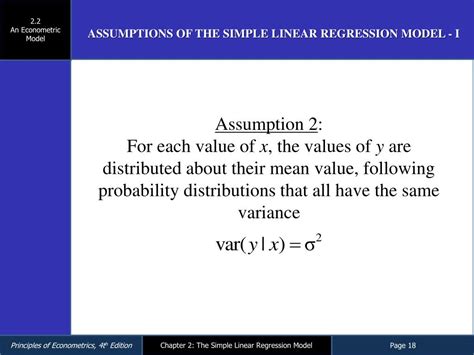 Ppt Chapter 2 The Simple Linear Regression Model Specification And Estimation Powerpoint