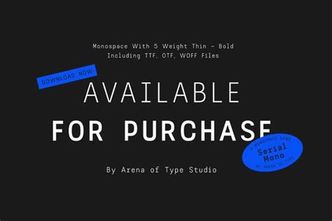 Aot Serial Mono Modern And Clean Monospace Font Sans Serif Ft Typewriter And Mono Envato