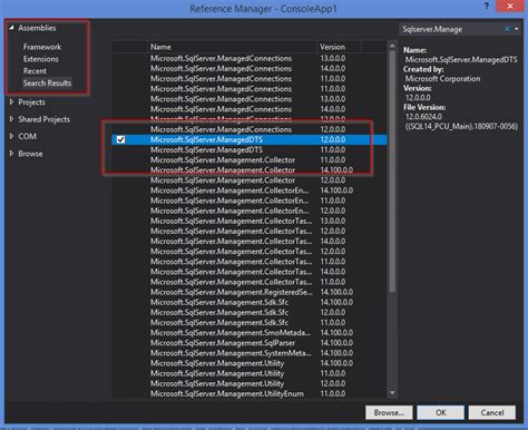 sql server executing dts package from c error unable to cast com