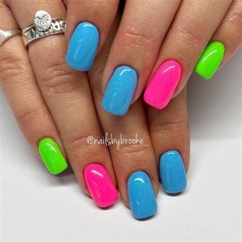 31 Bright Neon Summer Nails Ak Pal Kitchen
