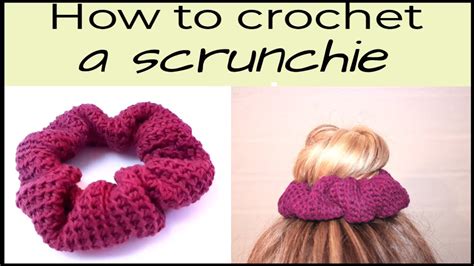 Easy Crochet Scrunchie How To Crochet Scrunchies For Beginners Youtube