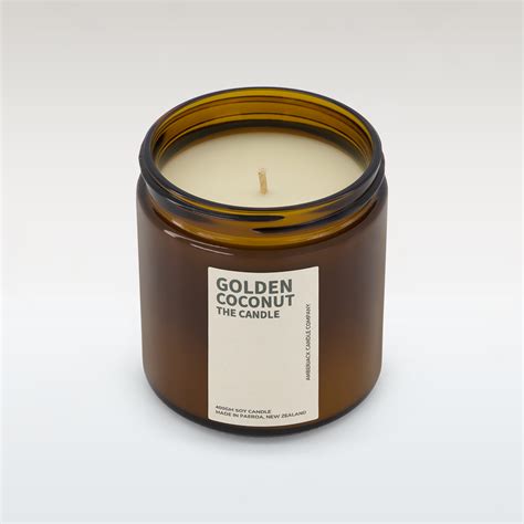 Golden Coconut Soy Candle Amberjack