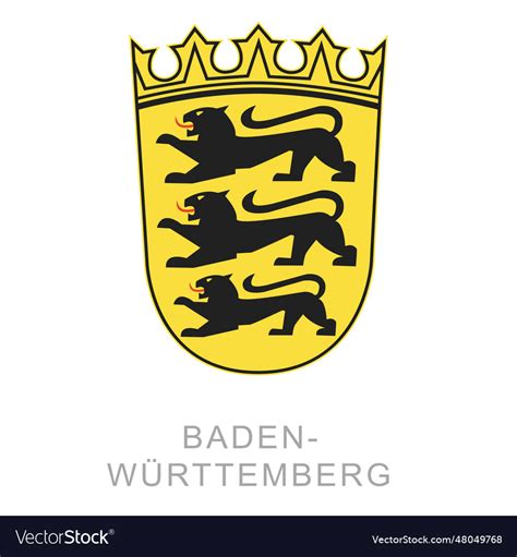 Crest Of German State Royalty Free Vector Image