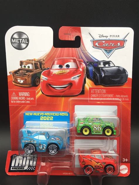 Disney Pixar Cars Mini Racers 3 Pack 2022 You Pick On The Road
