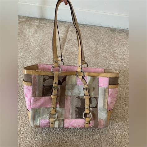 Coach Bags Coach Patchwork Pink Purse Poshmark