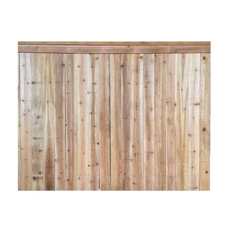 Redwood Empire 6 Ft X 8 Ft Cedar 6 In Privacy Capped Wood Fence