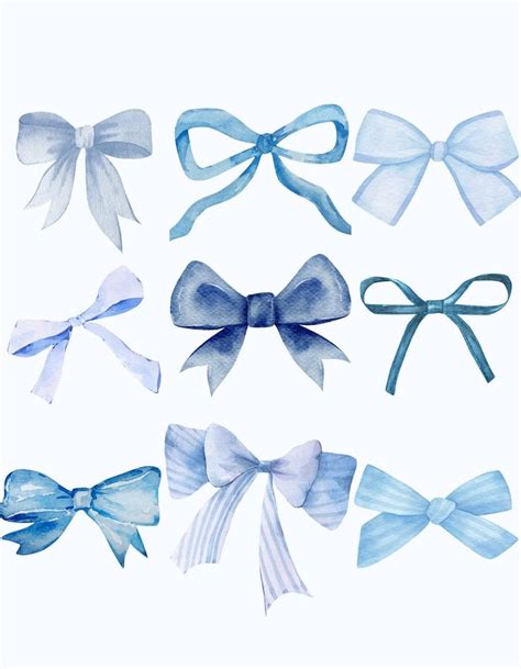 Blue Coquette Bow Aesthetic Png Etsy Canada Cute Blue Wallpaper