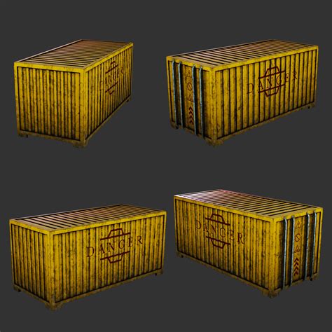 ArtStation - Game Ready Container Prop.