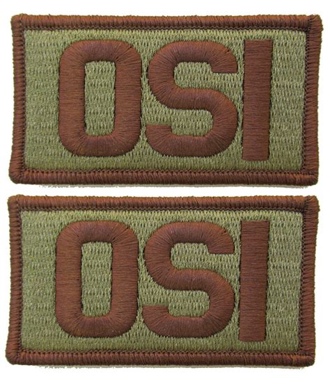 2 Pack Of Air Force Osi Ocp Patch Spice Brown Office Of Special Inve