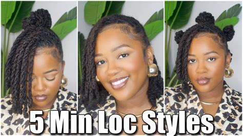 How To Style Two Strand Twists Easy Everyday Loc Styles Youtube