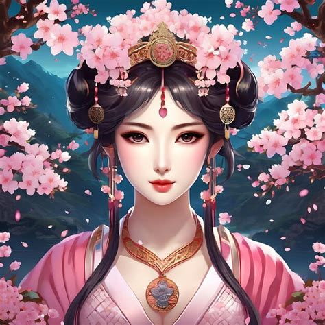 Premium Photo Chinese Girl Illustration