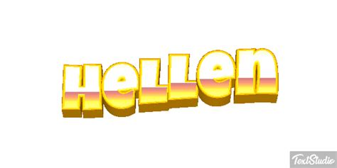 Hellen Name Animated  Logo Designs